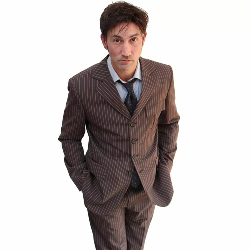 10th Doctor Suit | Mens 10th Doctor Brown Suit