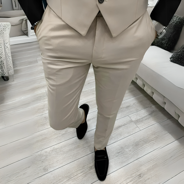 Three Piece Beige Men's Suits | Casual and Wedding Prom Suits