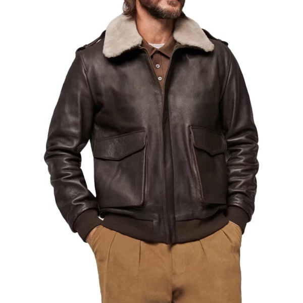 A2 Aviator Jacket | A2 Airforce Mens Leather Jacket