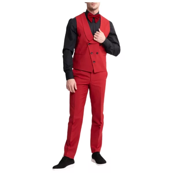 Men's Red Wedding Tuxedo Suit | Red Tuxedo