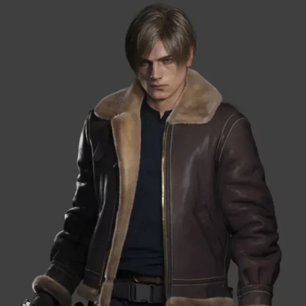 Resident Evil 4 Leon Kennedy Jacket - USA Leather Jackets
