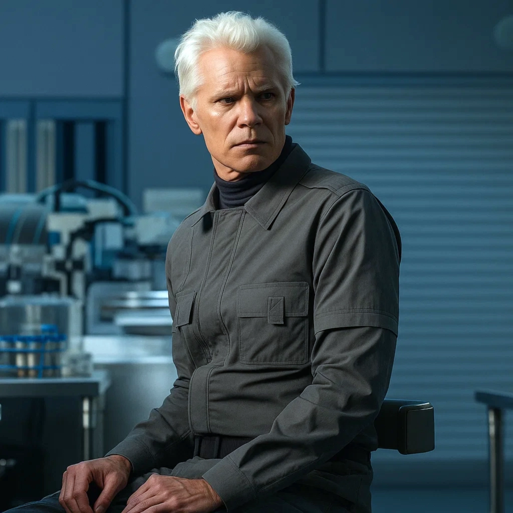 Alien Earth S01 Timothy Olyphant Grey Jacket | Free Shipping