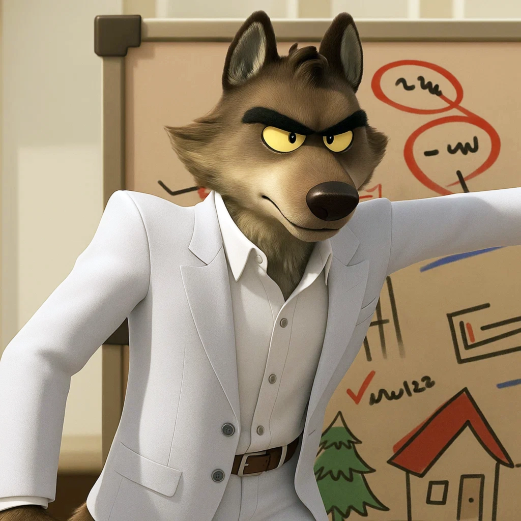 Mr. Wolf The Bad Guys 2 Suit | The Bad Guys 2 White Suit