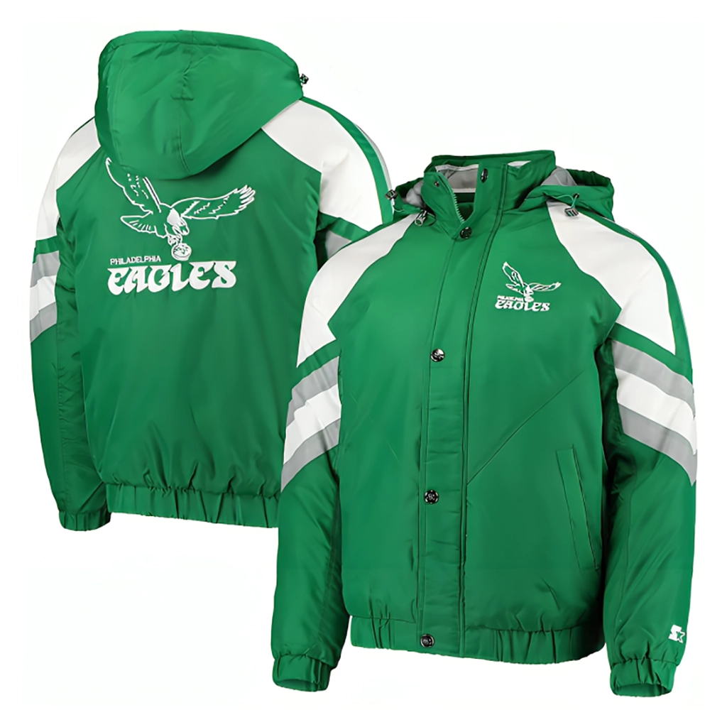 Philadelphia Eagles Throwback Jacket | Free Shipping