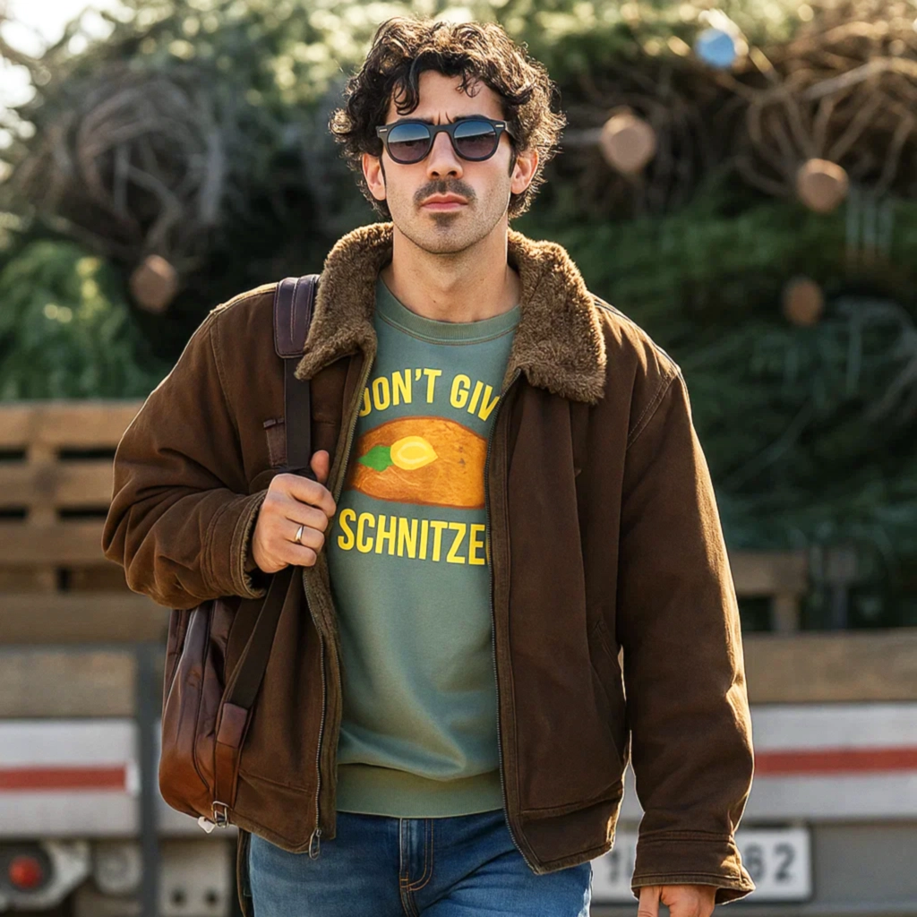 Joe Jonas A Very Jonas Christmas Movie 2025 Suede Jacket