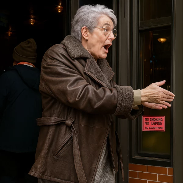 Ella McCay Jamie Lee Curtis Leather Coat | Helen McCay Coat