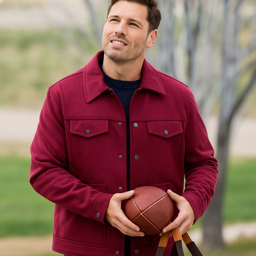 Craig Geoghan Finding Mr. Christmas S02 Suede Jacket